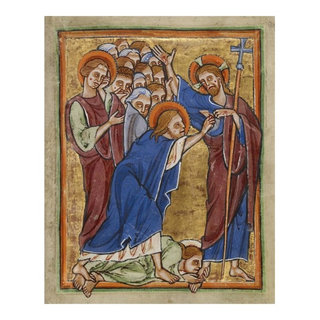"Doubting Thomas" Print 12th Century English Illuminator, 18"x22", 22 ...