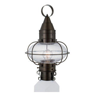 Norwell Lighting 1511-BR-SE Classic Onion - One Light Medium Outdoor ...