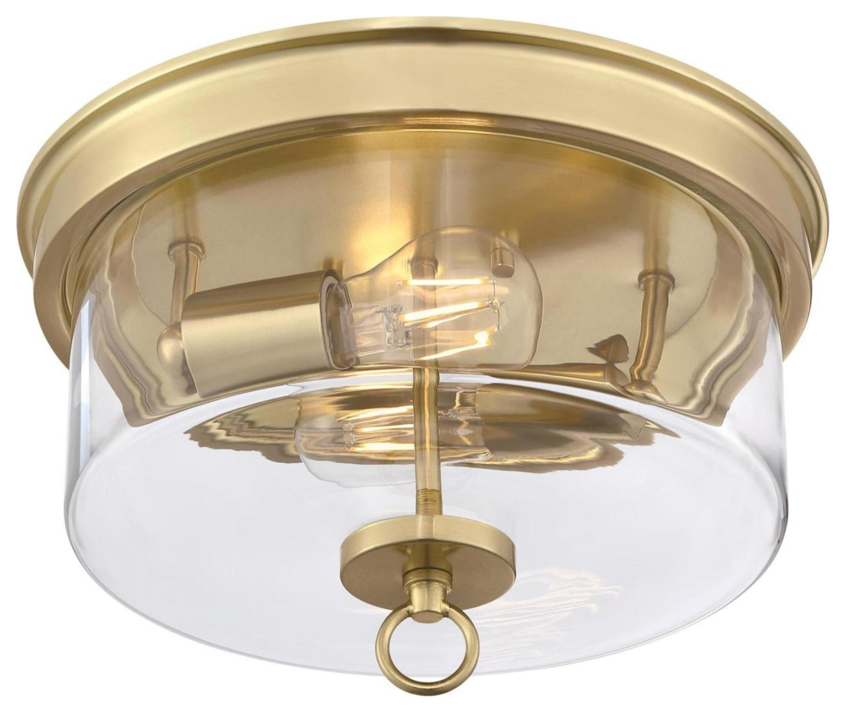 Westinghouse 6128600 Lebanon 2 Light 12"W Flush Mount Drum ...