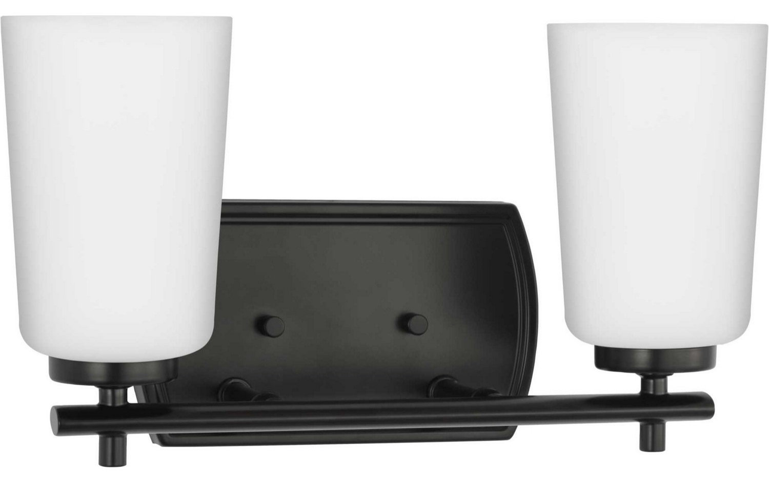 Adley Two Light Bath in Matte Black - Transitional - Bathroom Vanity ...