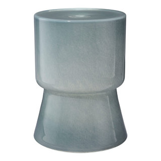 Huntington Garden Glass Stool - Accent And Garden Stools - by Jamie ...