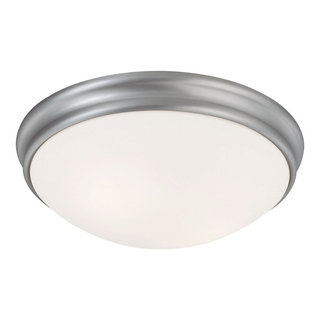 2-Light Ceiling Fixture - Modern - Flush-mount Ceiling Lighting - by ...