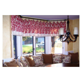 Bay Window Valance - Country - Kitchen - Cincinnati - by All Things ...