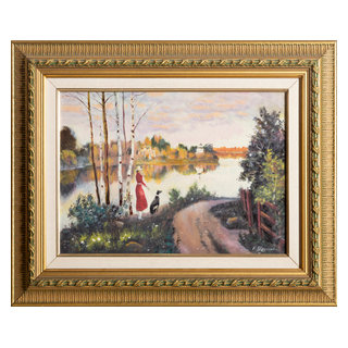 Lakeside, Erik Freyman, 30x25 - Traditional - Paintings - by RoGallery ...