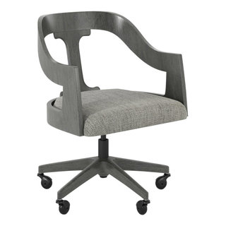 Crescent Desk Chair - Transitional - Office Chairs - by iAtelier ...