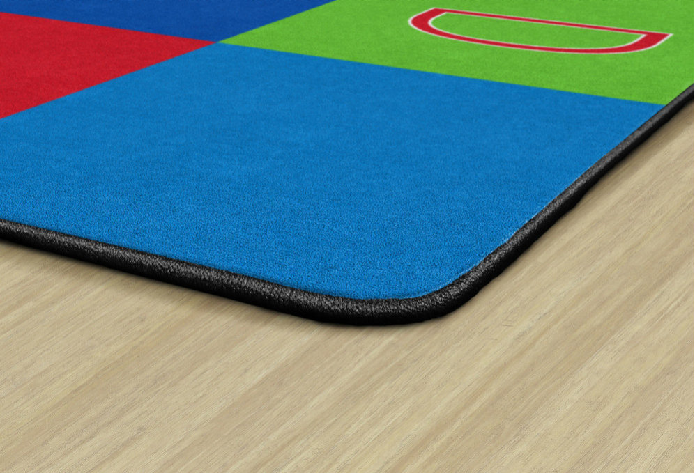 Flagship Carpets VA404-58A 10'9"X13'2" Alphabet Seating Educational Rug ...
