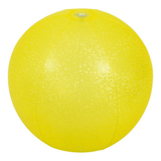 20" Yellow Mosaic Inflatable Beach Ball - Modern - Pool Toys And Floats ...