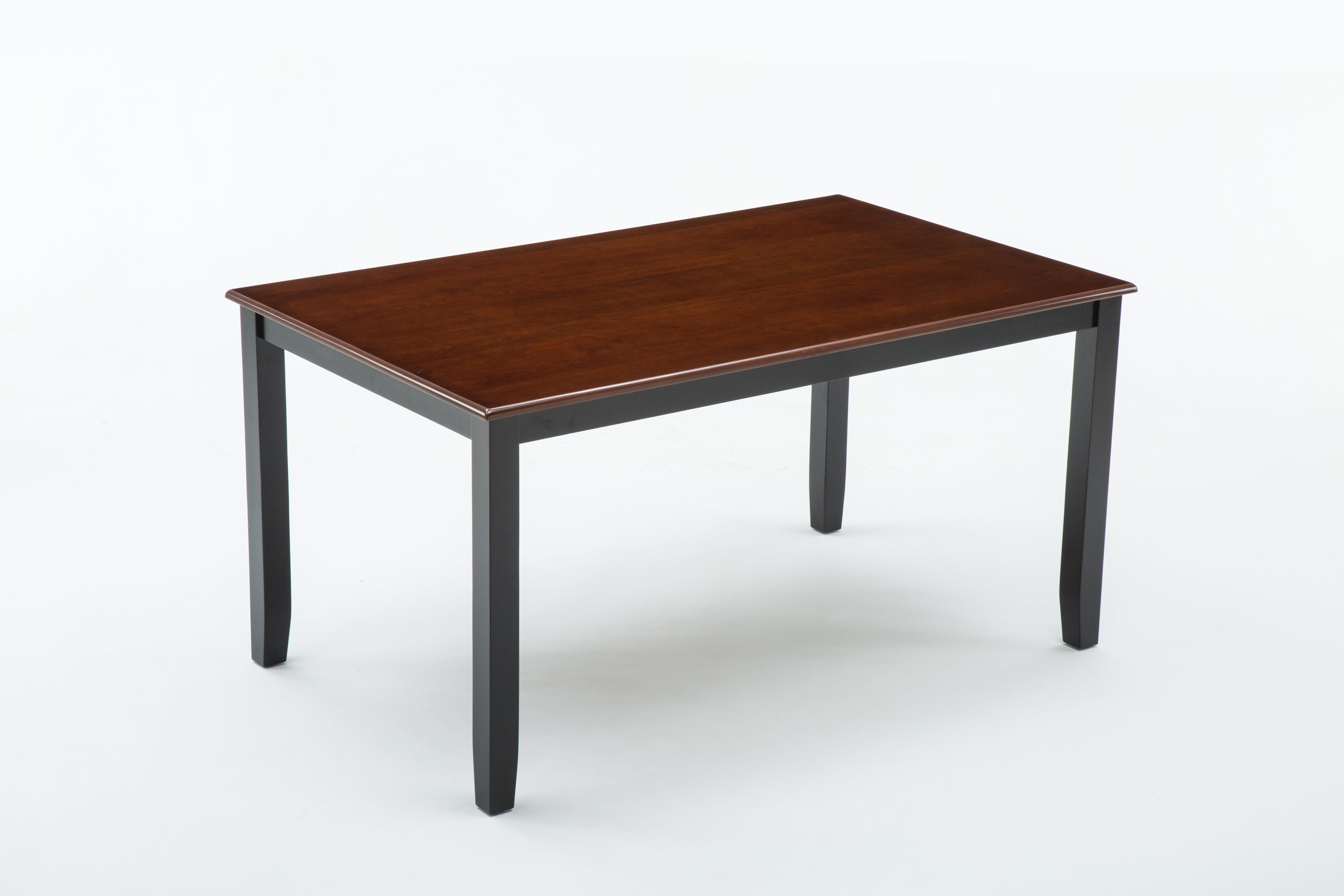 Bloomington Dining Table, Black/Cherry - Transitional - Dining Tables ...