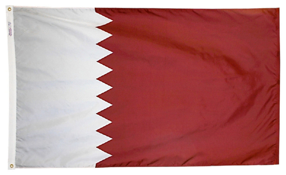 Qatar, 4'x6' Nylon Flag - Traditional - Flags And Flagpoles - by ...