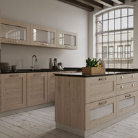 Manico di Coltello Wood Handle Centers 6 1/2" Antique Nickel ...