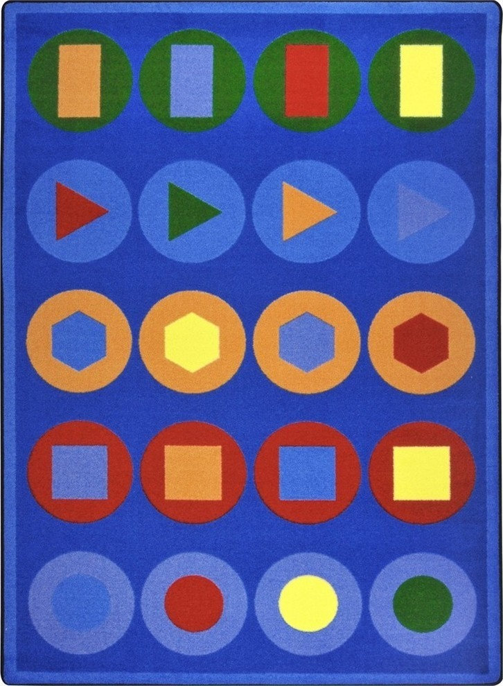 Kaleidoscope, Whimsical Area Rug, Encircled, 10'9"X13'2", 10'9"x13'2 ...