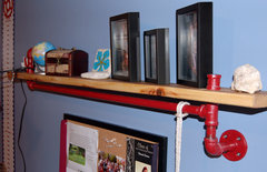 How to hide a pipe on the wall?