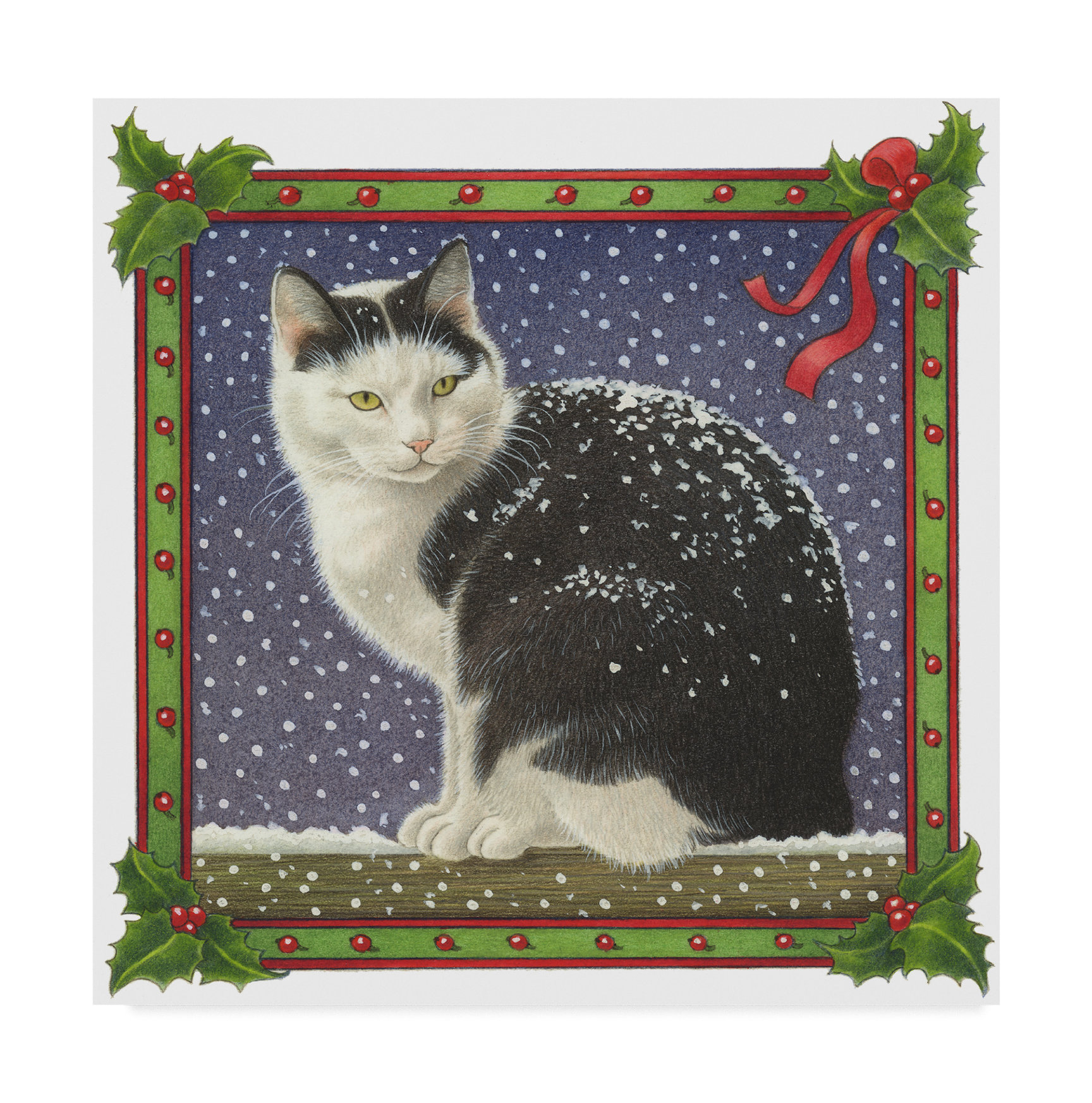 Francien Van Westering 'Black And White In Winter' Canvas Art, 24"x24 ...