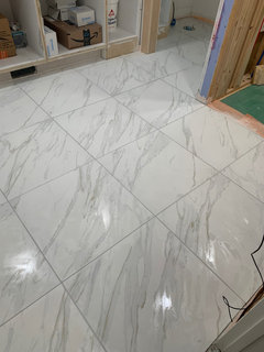 Carrara look porcelain...Daltile Florentine Carrara?