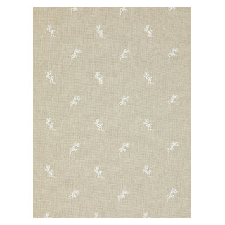 Gecko Embroidery Outdoor, Limestone - Contemporary - Upholstery Fabric ...