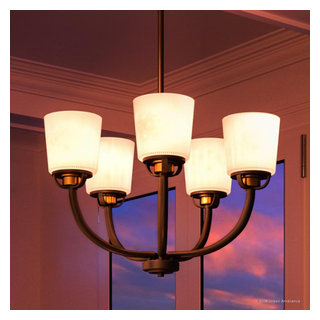 Luxury Transitional Chandelier, 25, Olde Bronze Finish - Transitional ...