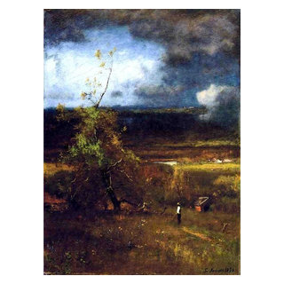 George Inness Gathering Clouds Wall Decal, 21x28 - Traditional - Wall ...