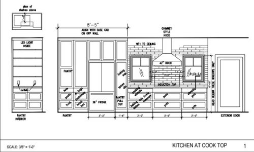 Refrigeration / appliance layout help needed