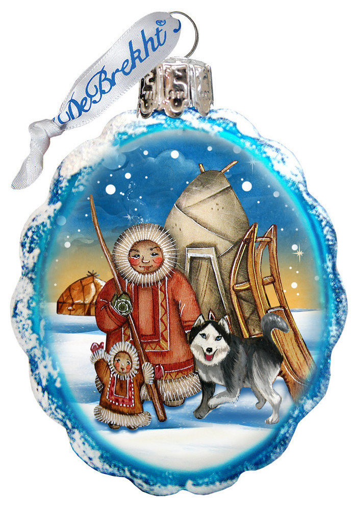 Eskimo Ornament - Contemporary - Christmas Ornaments - by G. DeBrekht ...