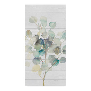 Danhui Nai 'Eucalyptus Iii On Shiplap Crop' Canvas Art, 32x16 ...