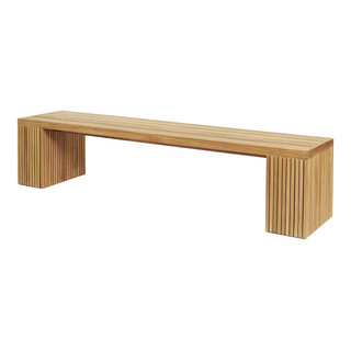 Teak Bench Liner 79" (200 cm) - Transitional - Accent And Storage ...