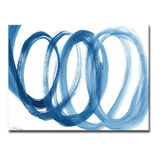 Loopy Blue' Ready2HangArt Canvas by Leslie Owens, 16"x12 ...