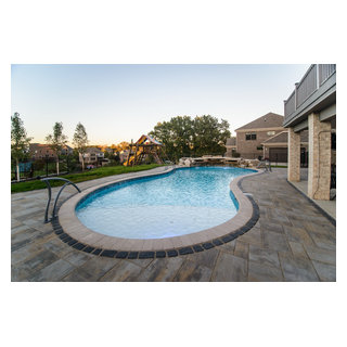 Wexford backyard recreational space - Rustic - Pool - Other - by PSW ...