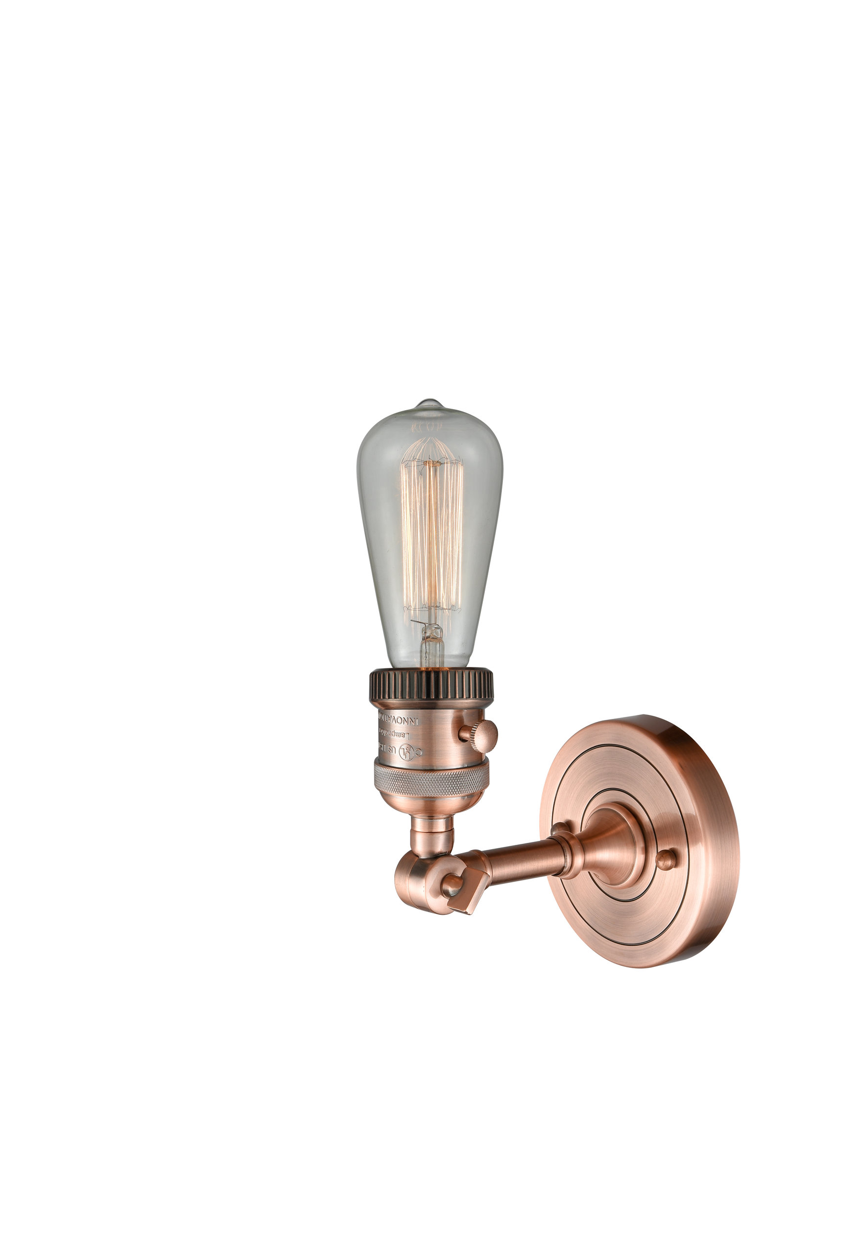 INNOVATIONS LIGHTING 203SW-OB Bare Bulb 1 Light Sconce - Industrial ...