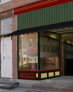 colors for commercial store front, 1896