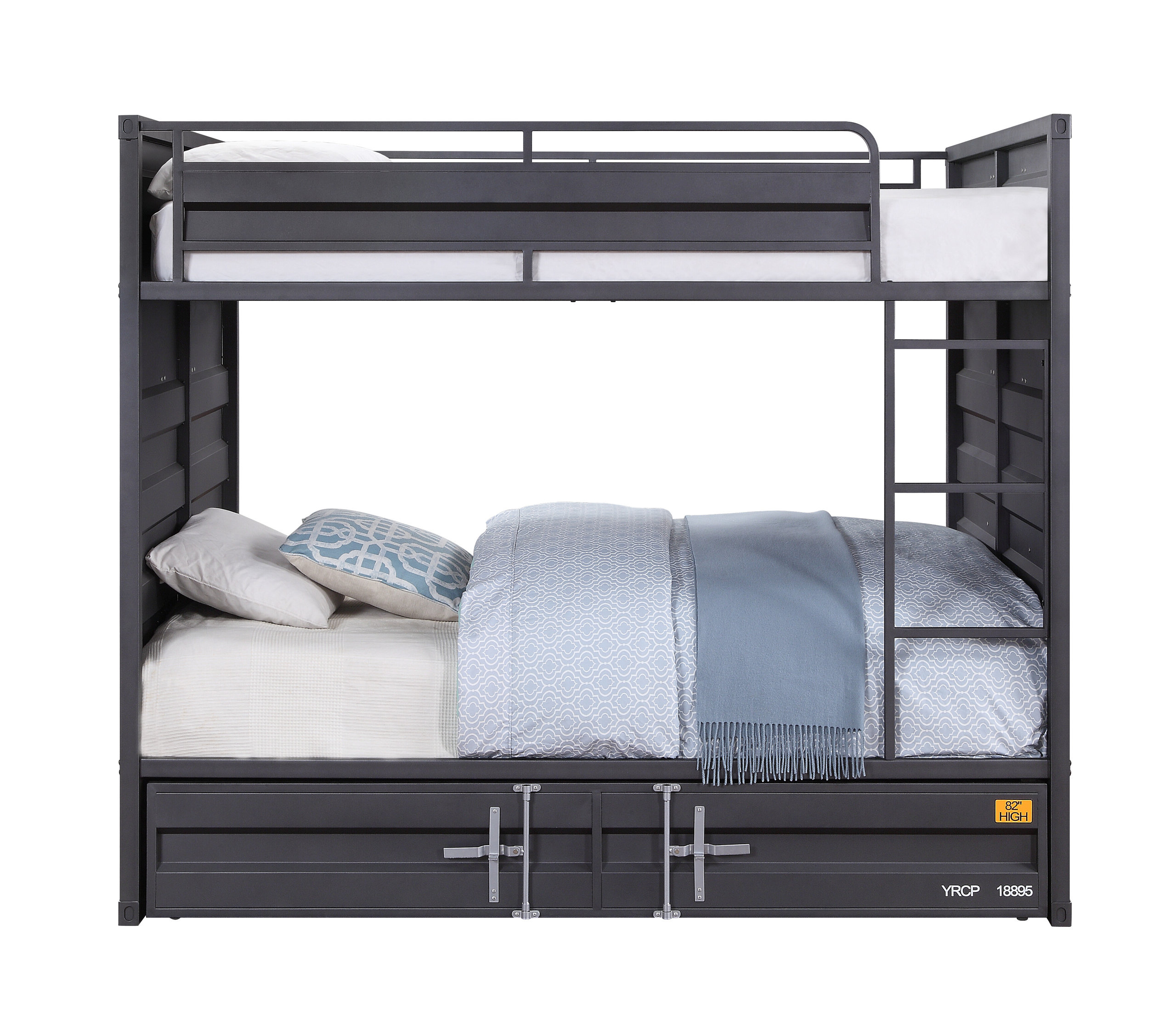 ACME Cargo Bunk Bed, Full - Industrial - Bunk Beds - by Acme Furniture ...