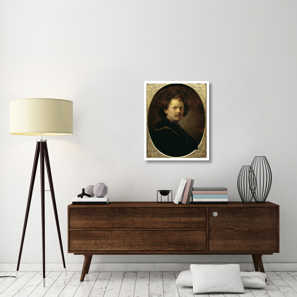 "Self Portrait Bareheaded" Digital Paper Print by Rembrandt Van Rijn ...