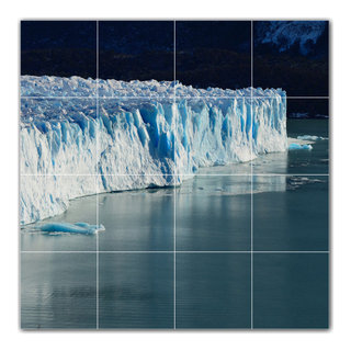 Glacier Ceramic Tile Wall Mural HZ500720, 48" Wide x 48" High ...