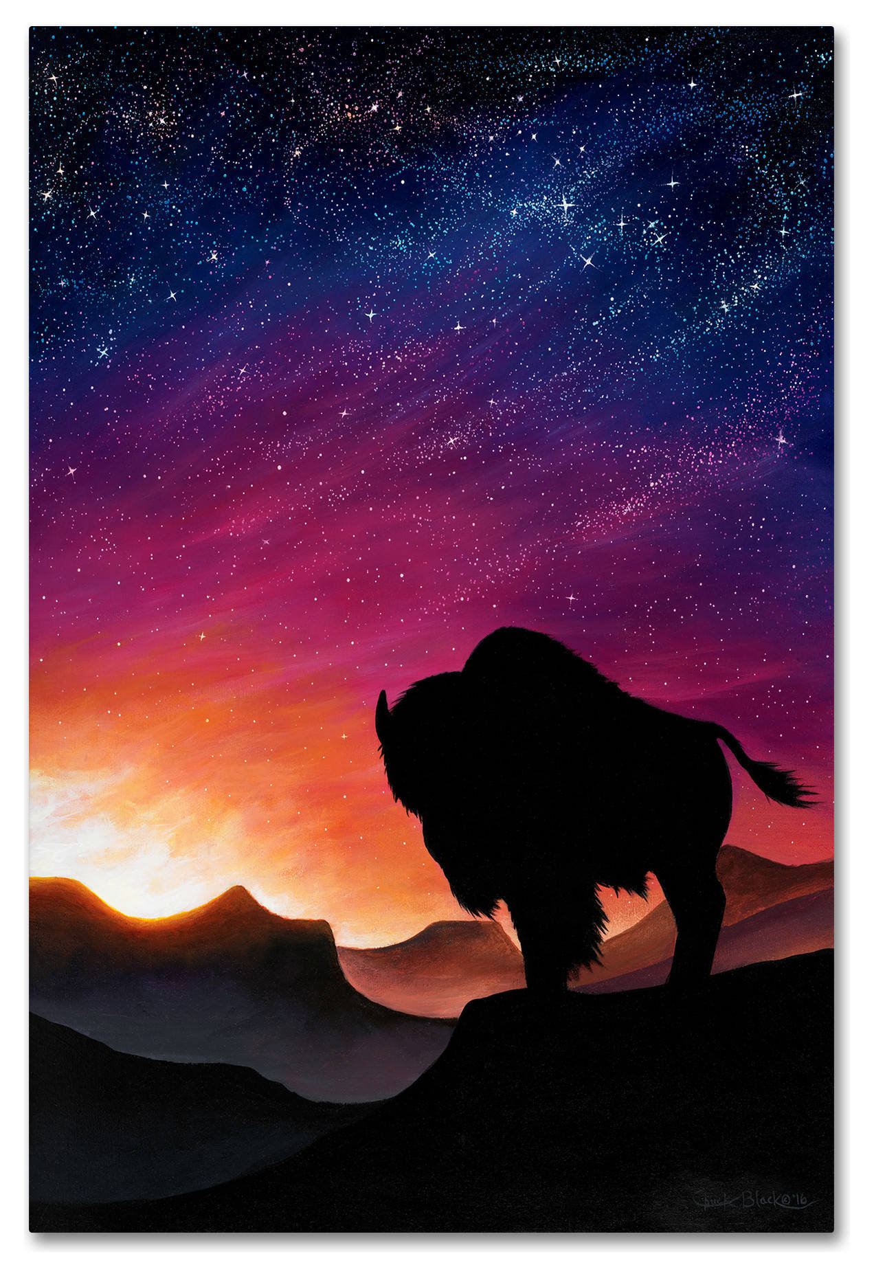 Chuck Black 'The Wild West' Canvas Art, 30"x47" - Contemporary - Prints ...