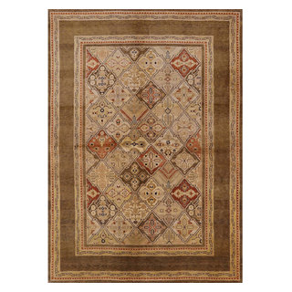 Ahgly Company Indoor Rectangle Mid-Century Modern Area Rugs, 5' x 7', 7 ...