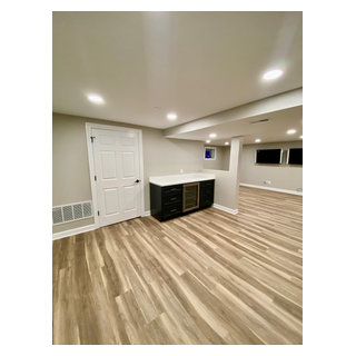 Modern Basement Remodel - Modern - Basement - Chicago - by D Higgins ...