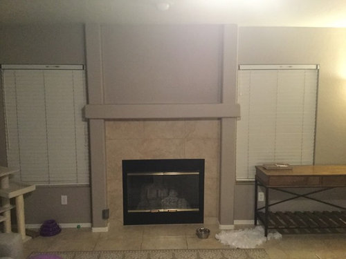 90’s Fireplace remodel design dilemma