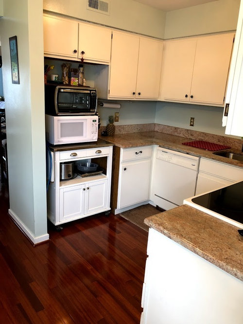 Extending counter and cabinets