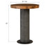 Chamcha Wood Bar Table, Concrete Base - Industrial - Indoor Pub And ...