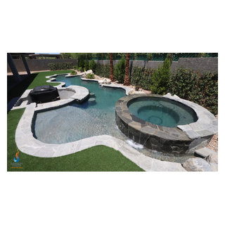 20 Pool Designs Under 600 sq ft - Pool - Las Vegas - by Paragon Pools ...