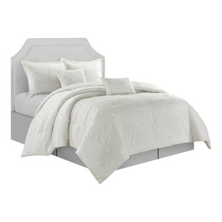 Daphne 6-Piece Comforter Set, Dot, King - Traditional - Comforters And ...