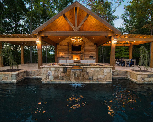 Rustic Pool Design Ideas, Remodels & Photos