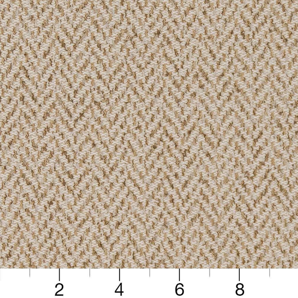 Natural Performance Herringbone Small Scale woven Upholstery Fabric by ...