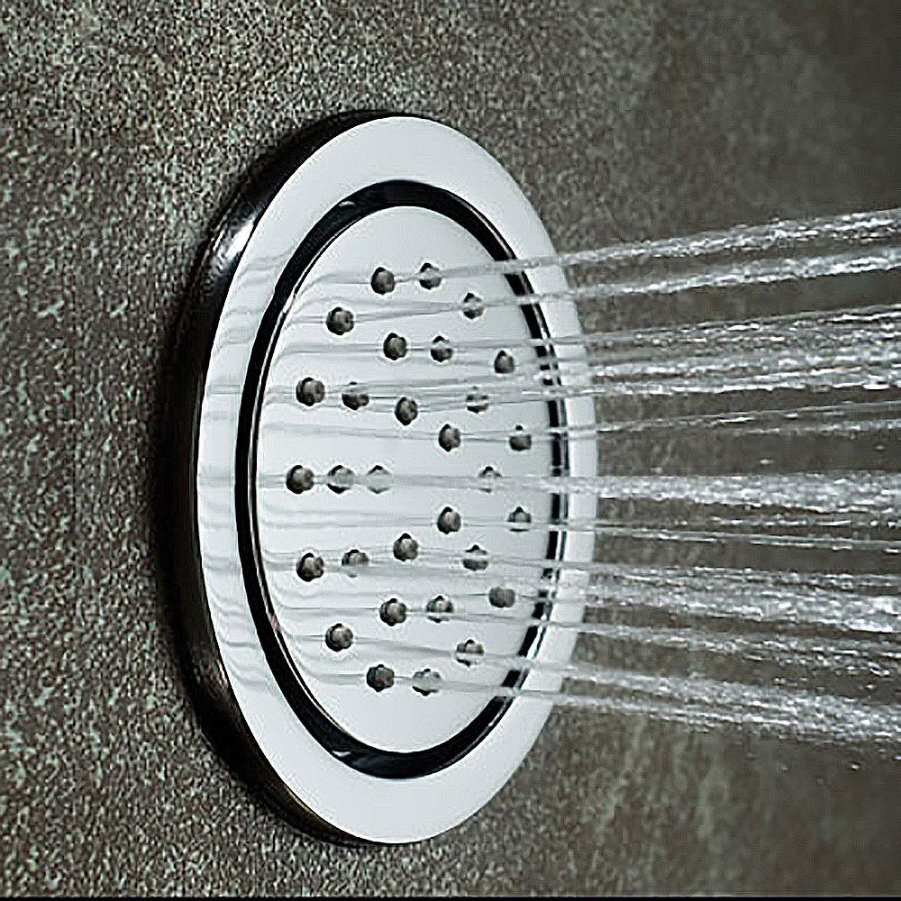 Fontana 6-Piece Wall Mounted Big Massage Shower Body Jet Spray ...