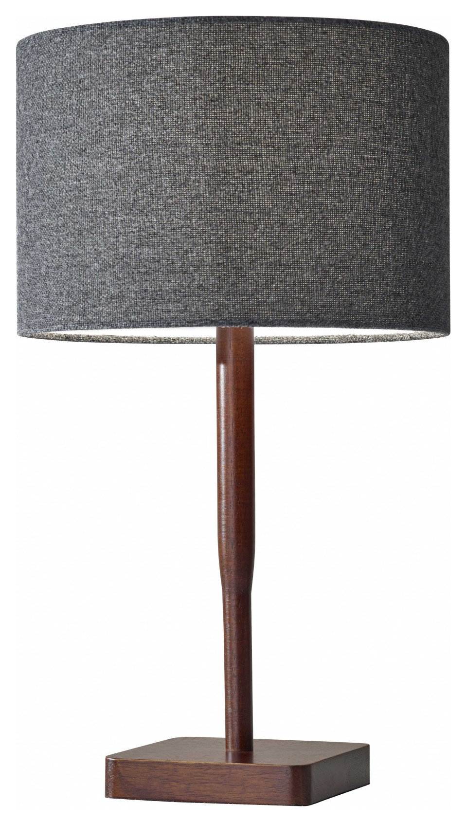 Cozy Cabin Walnut Wood Finish Table Lamp - Transitional - Table Lamps ...