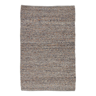 Jaipur Quiet Time Hadren Qtm01 Solid Color Rug, Gray/Brown, 8'x10 ...