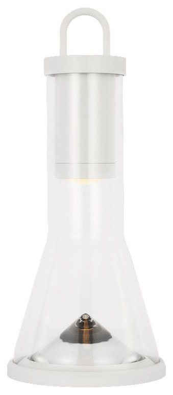 Visual Comfort Modern Sean Lavin Kandella 1-Light Table Lamp, White ...