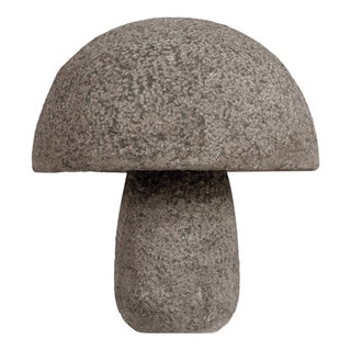 Granite Outdoor Mushroom - Rustic - Garden Statues And Yard Art - by ...