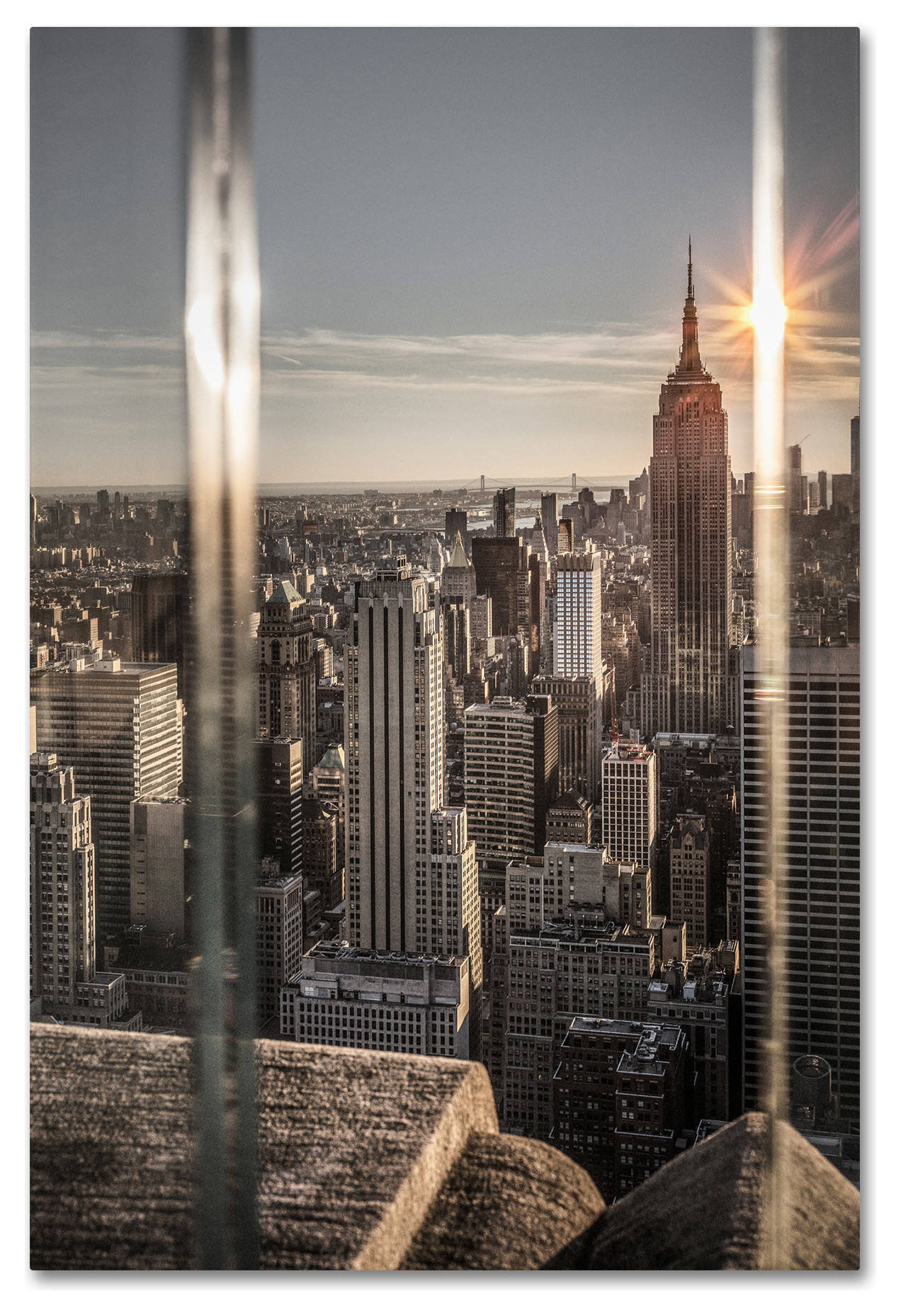 Moises Levy 'New York Glass' Canvas Art, 16"x24" - Contemporary ...