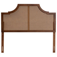 Willie Wood & Rattan Headboard, Queen - Tropical - Headboards - by ...
