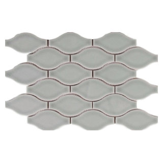 Morning Fog Ogee Pattern Glossy, Sample - Contemporary - Wall And Floor ...